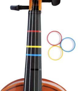 3 mini color violin fingering tape for fretboard note positions