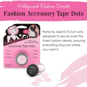 Hollywood Fashion Secrets Accessory Tape Dots, Hypoallergenic, Secure Hold, 25-Count