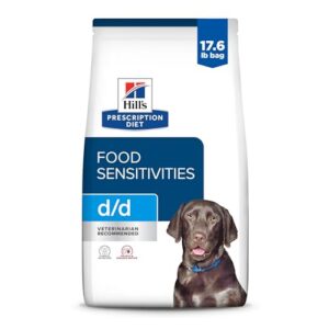 hill's prescription diet d/d skin/food sensitivities potato & venison formula dry dog food, veterinary diet, 17.6 lb. bag