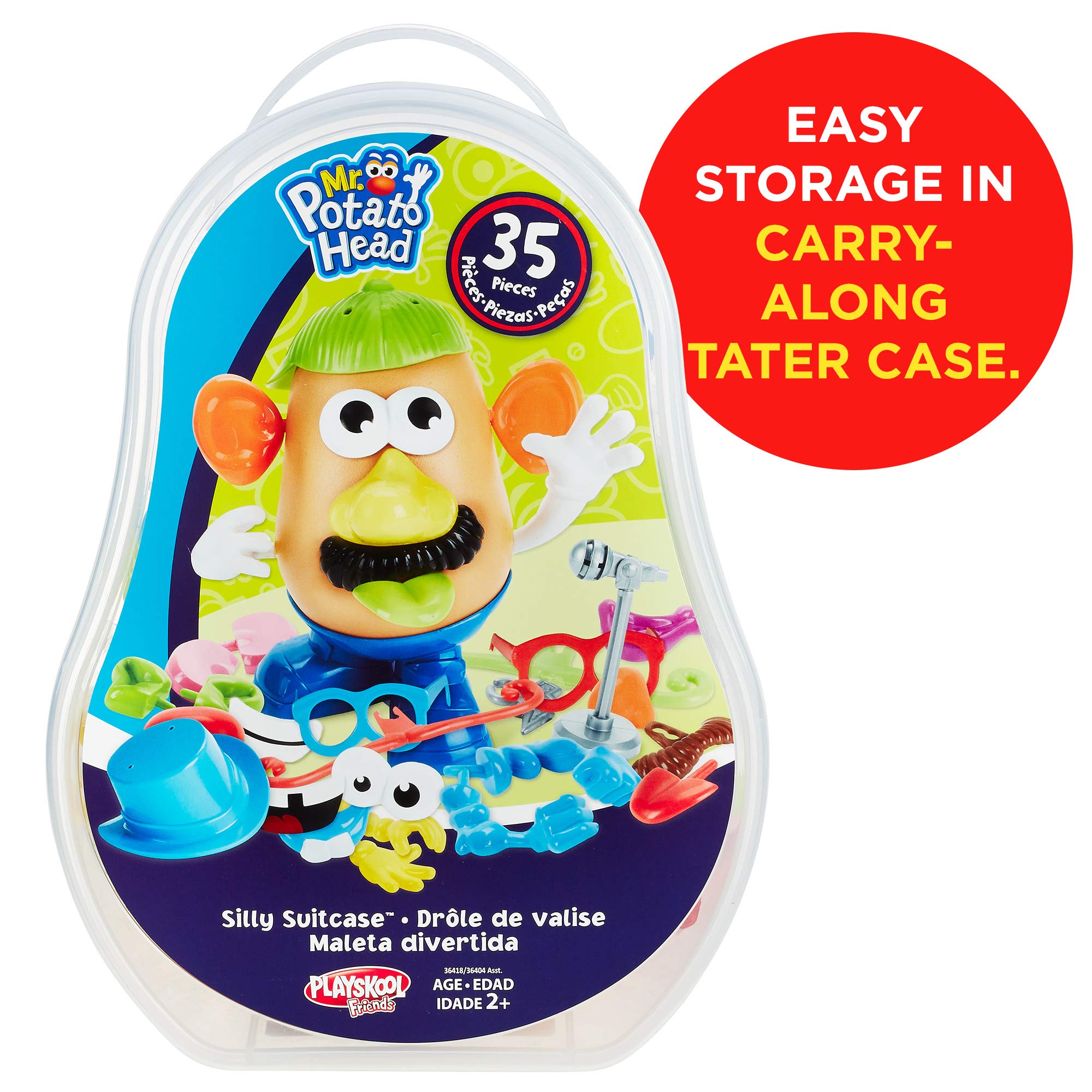 Potato Head Silly Suitcase Parts and Pieces Toddler Toy for Kids (Amazon Exclusive)