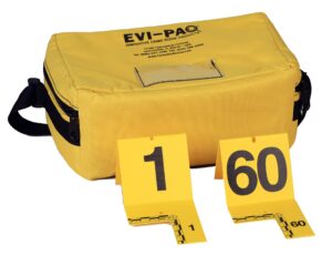 evi-paq tent kit with case - 1-60 cut out tent (yellow)