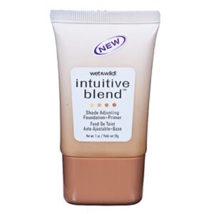 wet n wild intuitive blend foundation + primer, shade adjusting, tan 178, 1 oz.