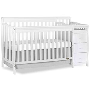 dream on me 5 in 1 brody convertible crib with changer