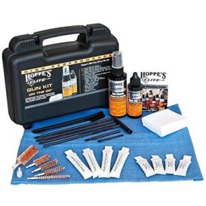 hoppe's elite egcotg gun care on the go kit w/case & pillow packs box