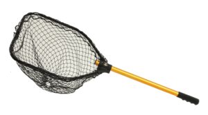 frabill power stow poly net | foldable fishing net for easy storage | for freshwater and saltwater fishing , 10 x 39-inch