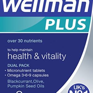 Vitabiotics Ltd Vitabiotics Wellman Plus, 56 Tablets/Capsules