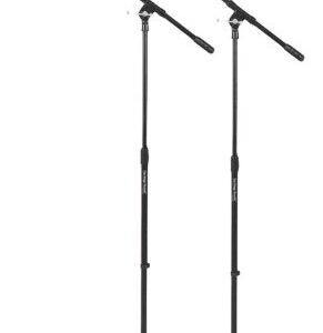 MS7701B Tripod Microphone Stand Package - 2 Stands