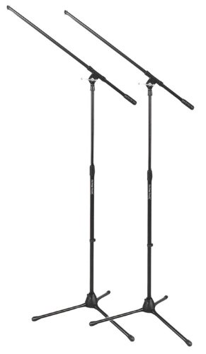 MS7701B Tripod Microphone Stand Package - 2 Stands