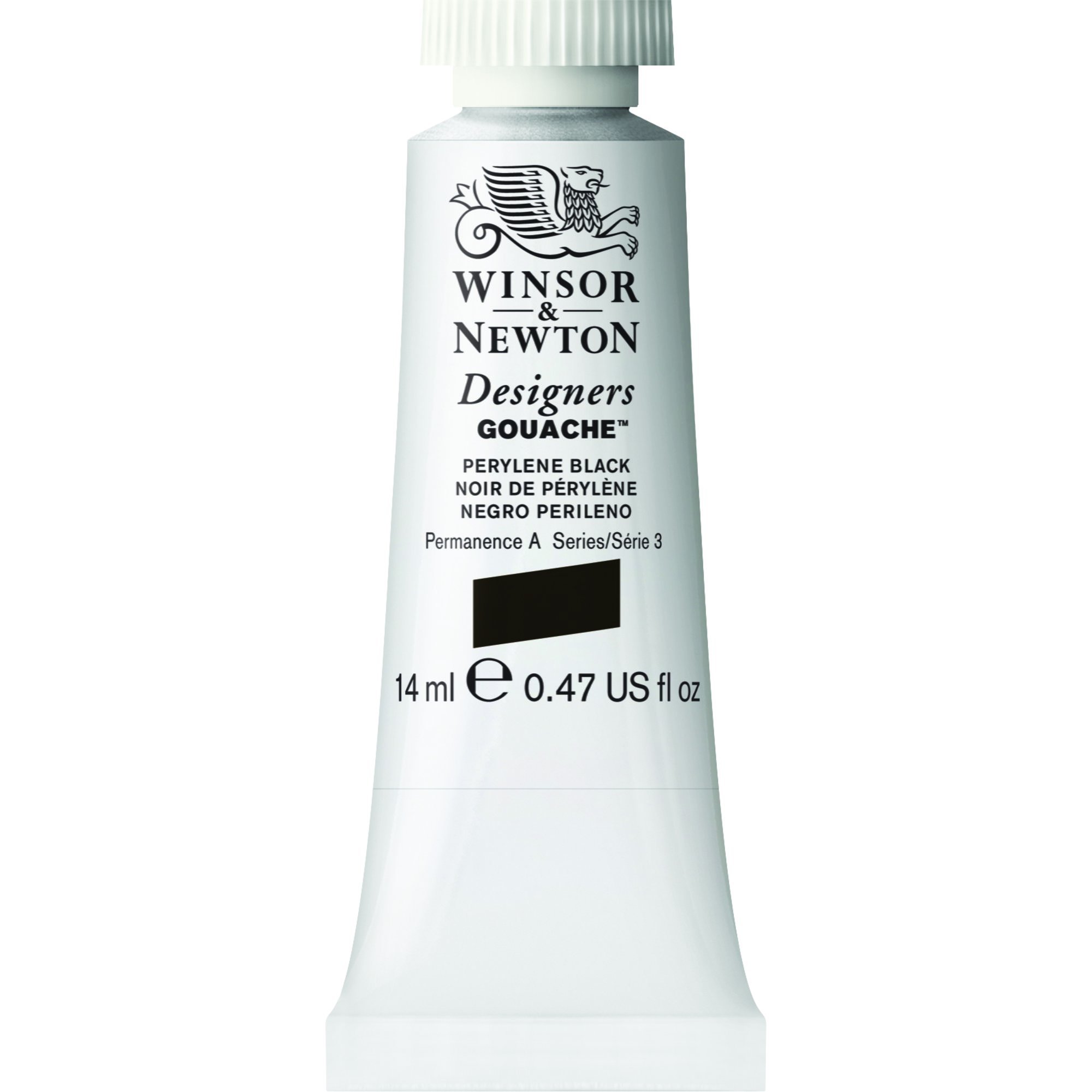 Winsor & Newton Designer's Gouache, 14 ml (0.47oz) tube, Perylene Black