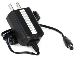 zoom ad-16 ac adapter, 9v ac power adapter designed for use with zoom guitar, bass, and acoustic effects pedals