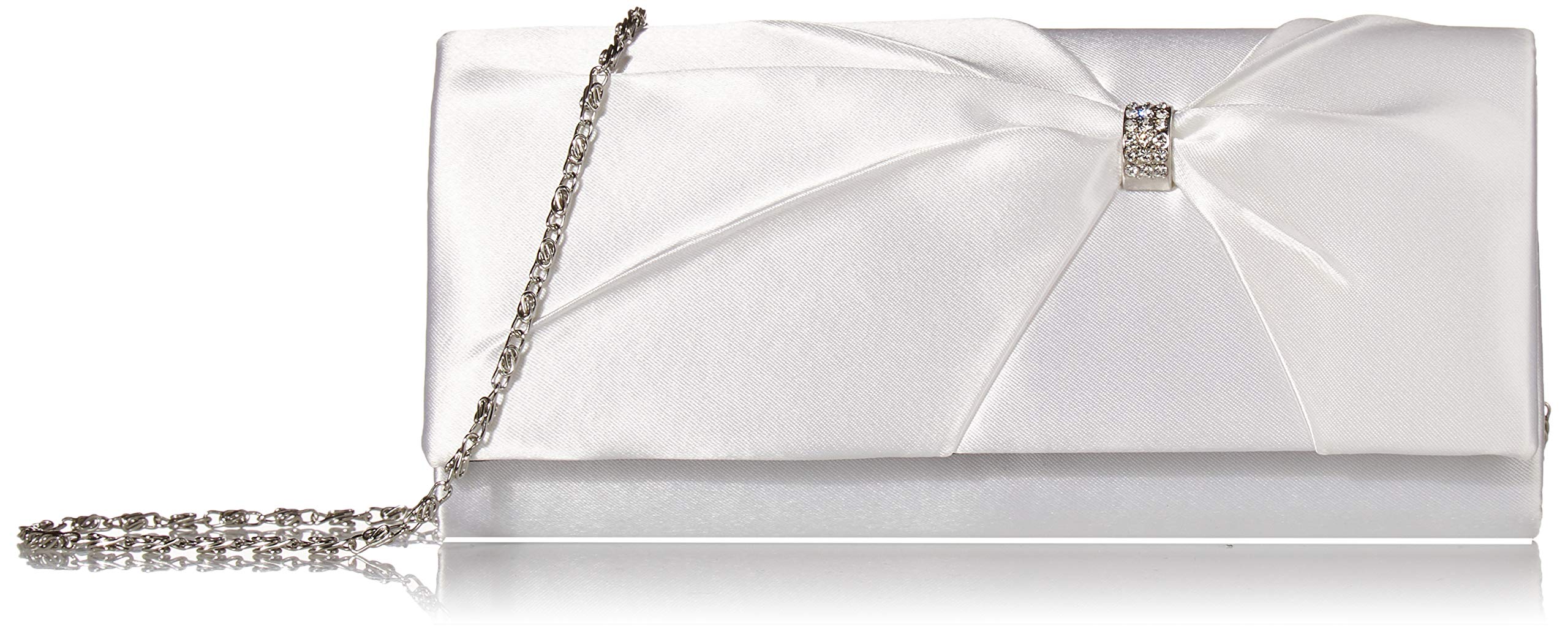 Touch Ups Clutch Handbag, White