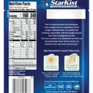 StarKist Chunk Light Tuna in Sunflower Oil, 6.4 Ounce (Pack of 6)