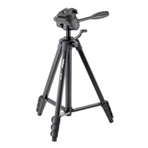 velbon 301482 family tripod ex-440 4-stage lever lock, total height 60.2 inches (153 cm), leg diameter 0.8 inches (20 mm), small size, 3-way head head, compatible with din standard quick shoes,