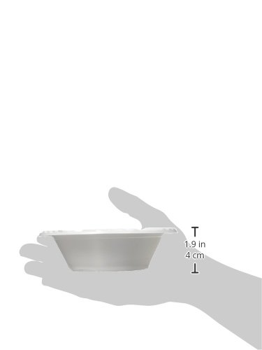 White 12 oz. Plastic Bowls - 100 Count(styles may vary)