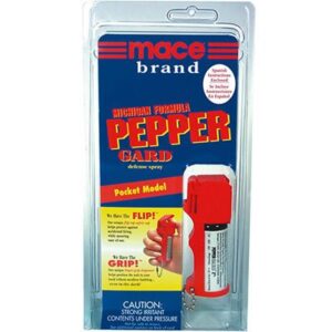 mace michigan approved peppergard pepper spray 10 grams w/uv dye pocket model