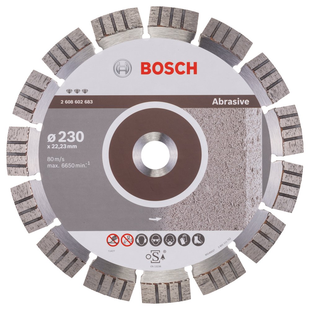 Bosch 2608602683 Diamond Cutting Disc Best for Abrasive