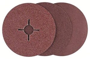 bosch 12 pcs. fibre sanding disc set (aluminium oxide, Ø 125 mm, accessories for angle grinders)