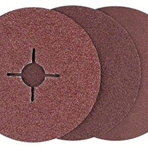 Bosch 12 pcs. Fibre Sanding Disc Set (Aluminium Oxide, Ø 125 mm, Accessories for Angle Grinders)