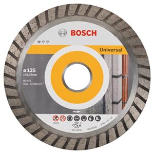 bosch 2608602394 standard for universal turbo diamond cutting disc, 125mm Ø, 22.23mm x 2mm x 10mm