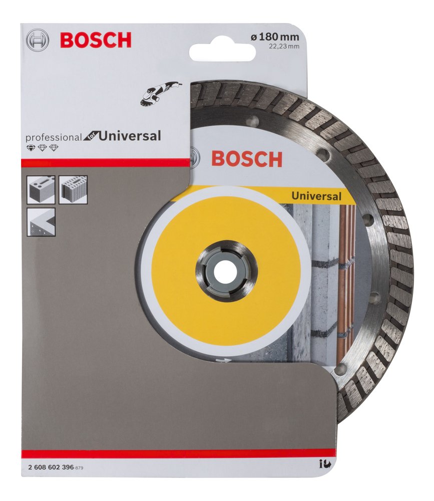 Turbo diamond disc Bosch Standard for Universal multimaterial 180 x 22.2 x 2.5 x 10 mm