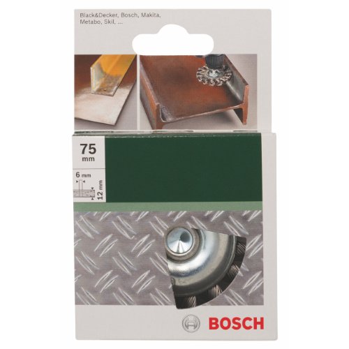 Bosch 2609256533,75 mm Wire Wheel Knotted Wire Shank