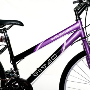 Titan Wildcat Ladies Mountain Bike (Purple/Black, 26-inch)