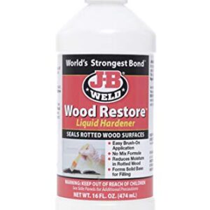 J-B Weld 40001 Wood Restore Liquid Hardener - 16 oz., Original Version