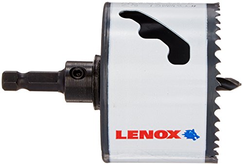 LENOX Tools Hole Saw, Bi-Metal, Speed Slot, Arbored, 2-7/8-Inch (1772962)