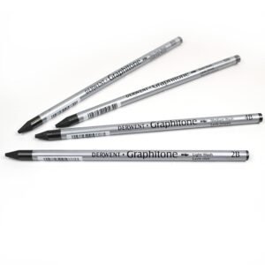 derwent watersoluble graphitone pencil single pencil - 6b