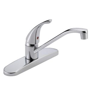 peerless single-handle kitchen sink faucet, chrome p110lf