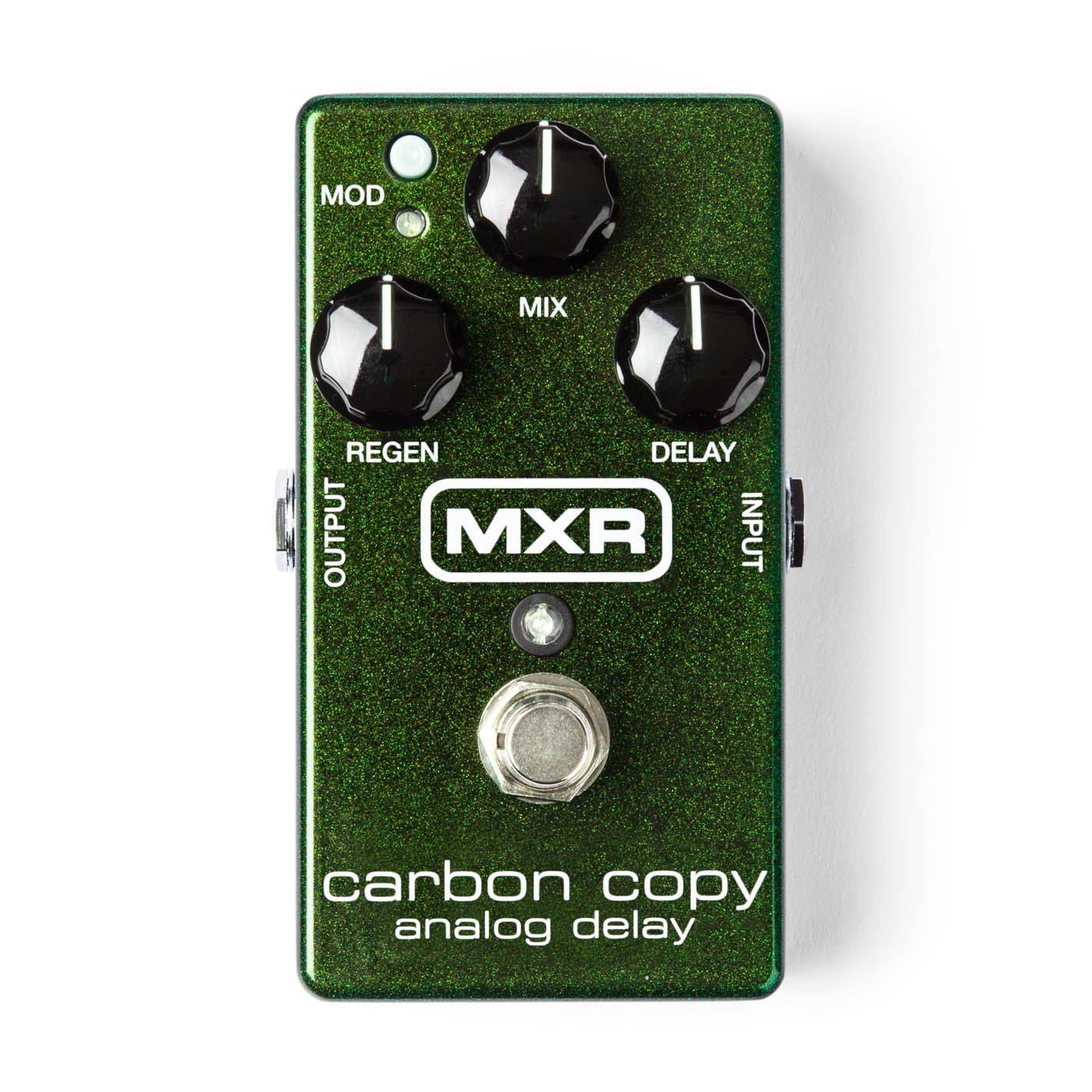 MXR M169 Carbon Copy Analog Delay Pedal Bundle with 2 Patch Cables and 2 Instrument Cables