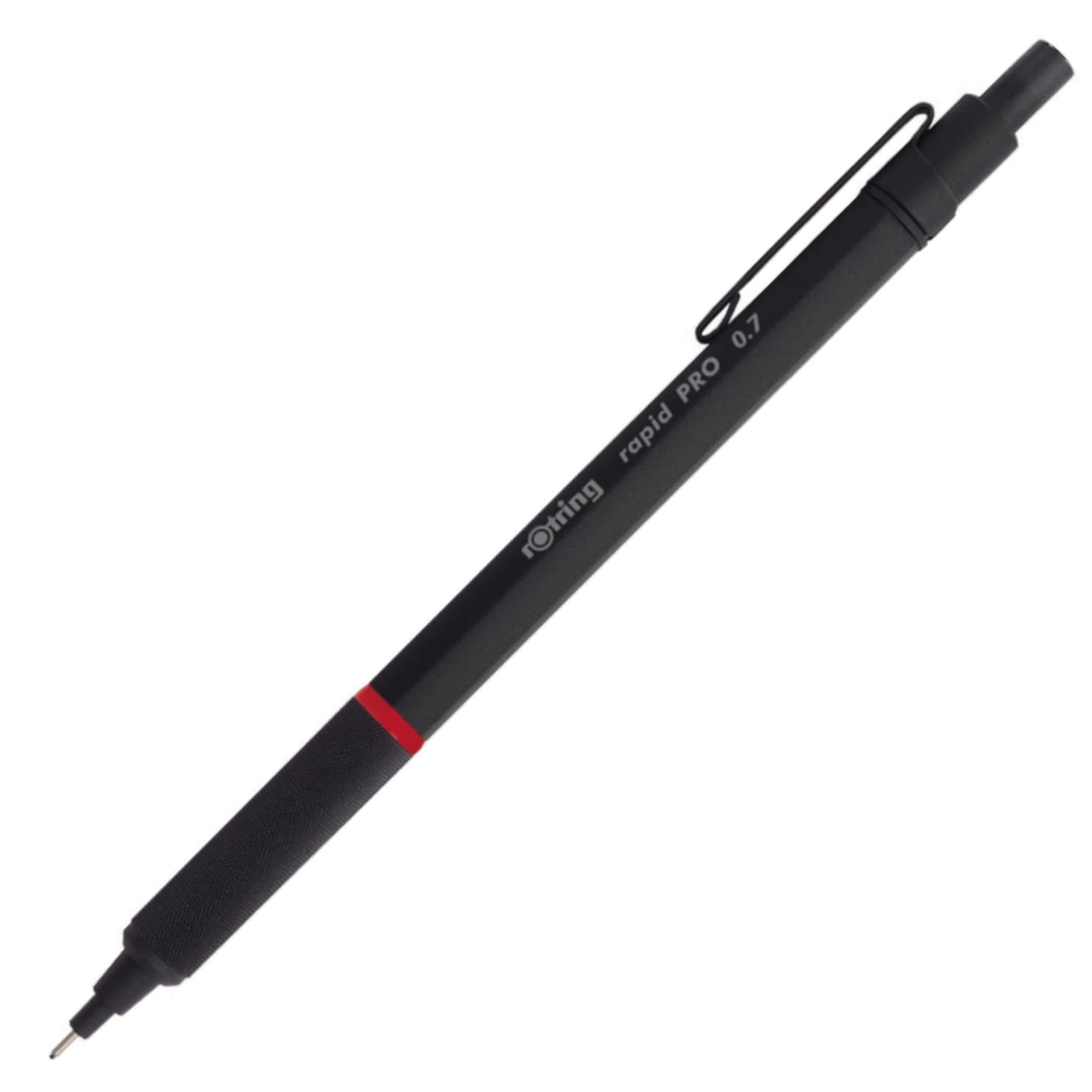 rOtring Rapid Pro Mechanical Pencil, 0.7 mm, Black