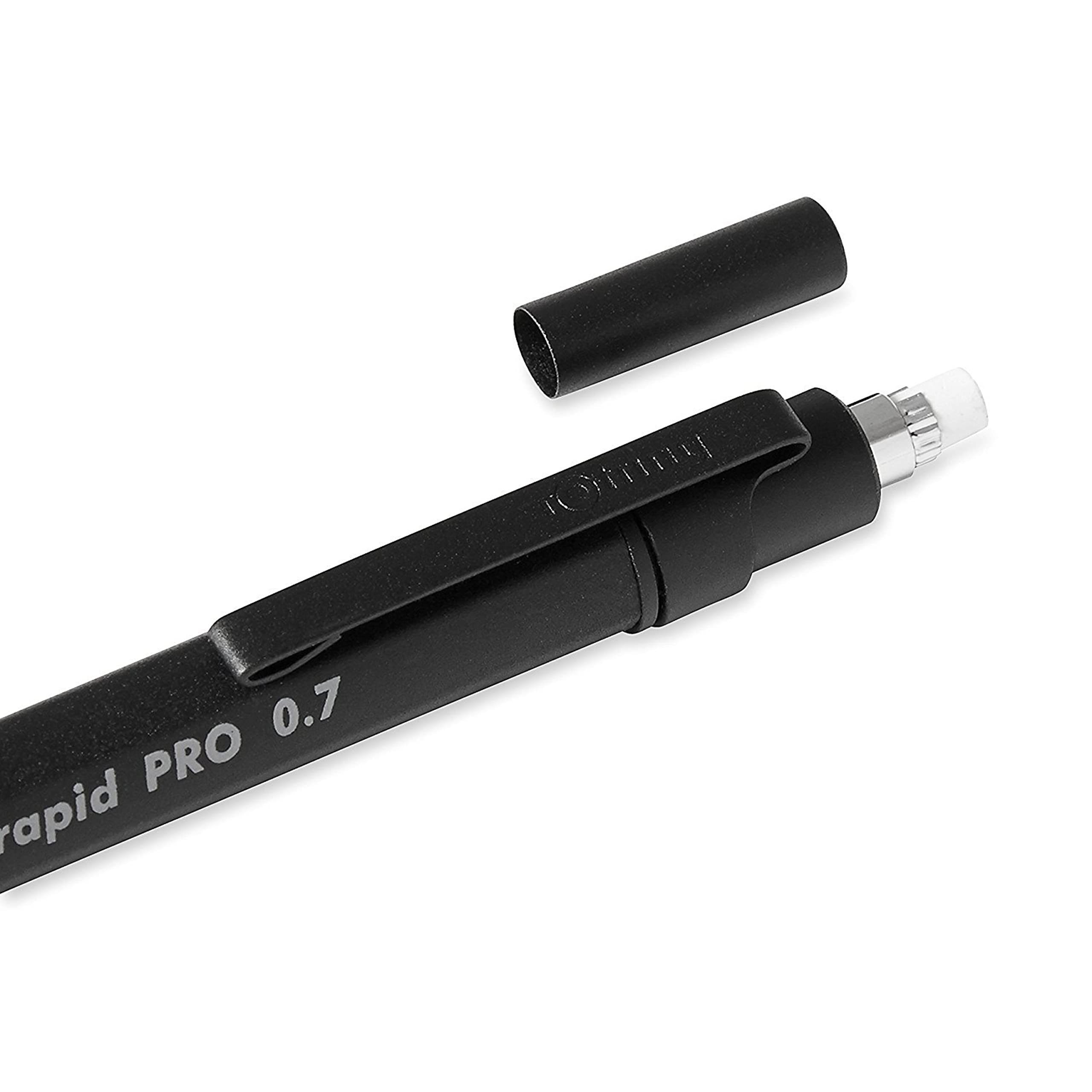 rOtring Rapid Pro Mechanical Pencil, 0.7 mm, Black