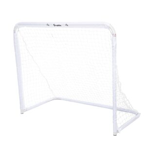 franklin sports steel goal - all sport soccer, lacrosse field hockey and street hockey goal - 50"x42" youth goal and net - backyard goal