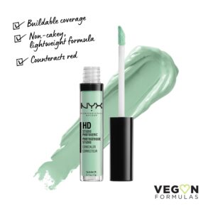 NYX PROFESSIONAL MAKEUP HD Studio Photogenic Concealer Wand, Medium Coverage - Green