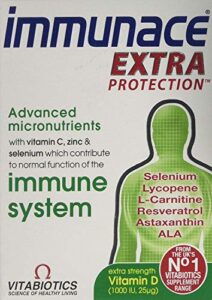 vitabiotics immunace extra protection 30 tablets