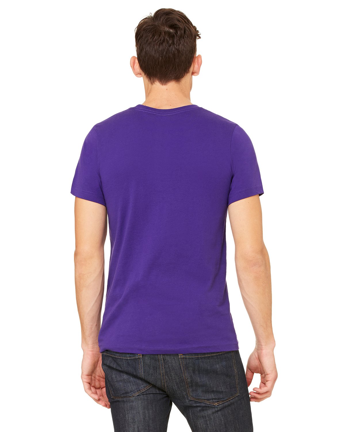 Bella Canvas Unisex Jersey Short Sleeve Tee, Team Purple, Large