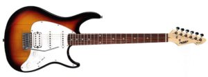 peavey raptor plus sunburst electric guitar