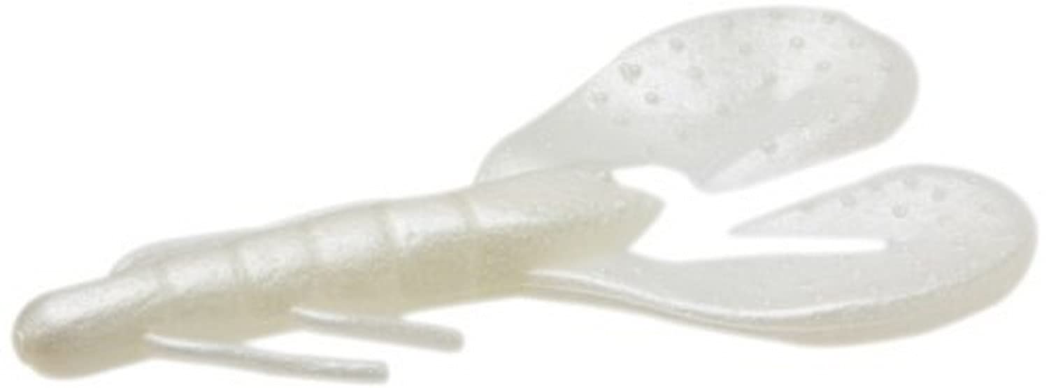 Zoom Bait Super Speed Craw-Pack of 8 (White Pearl, 3.75-Inch), One Size (089-045)