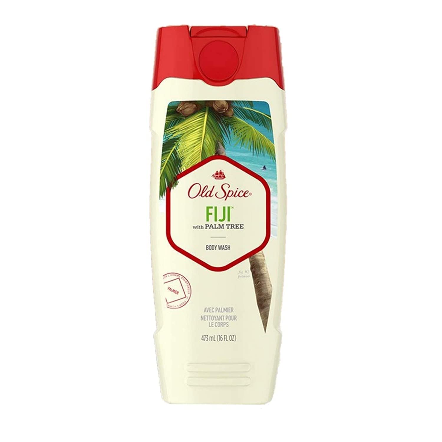 Old Spice Body Wash Fiji Scent 16 Oz (2 Pack)