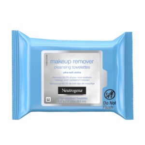 neutrogena makeup remover cleansing facial towelettes,alcohol free wipes in resealable pack, 21 ct (pack of 3)(packaging may vary)