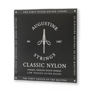 Augustine Classic Black Set, Low Tension Classical Guitar Strings - 1 Set