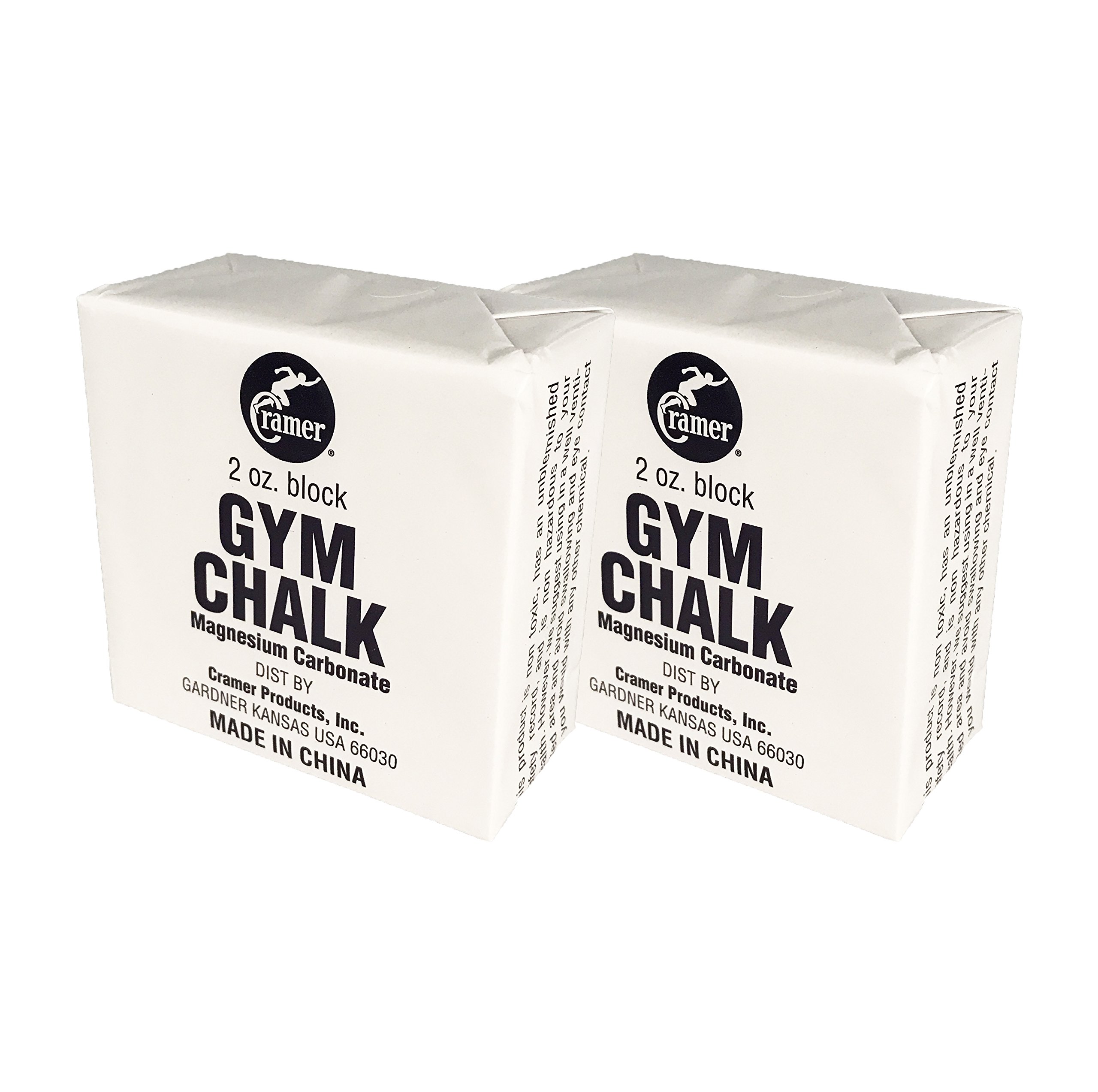 Cramer Gym Chalk Block, Magnesium Carbonate for Better Grip in Gymnastics, Weightlifting, Power Lifting, Pole Fitness, & Rock Climbing, 4 Oz.