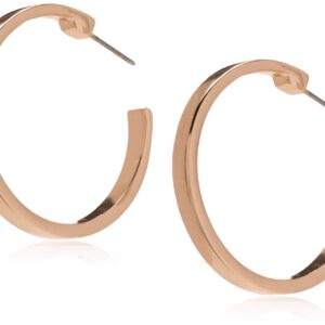 GUESS "Basic" Gold-Tone Small Square Edge Hoop Earrings