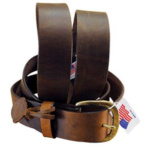 justin men's work basic bark belt