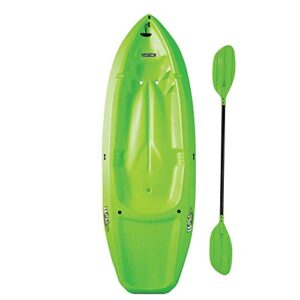 lifetime 90153 youth wave kayak with paddle, 6 feet (green)