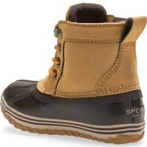 sperry bowline storm boot, tan/brown, 6 us unisex little kid