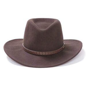 stetson men's sturgis pinchfront crushable wool felt hat cordova small