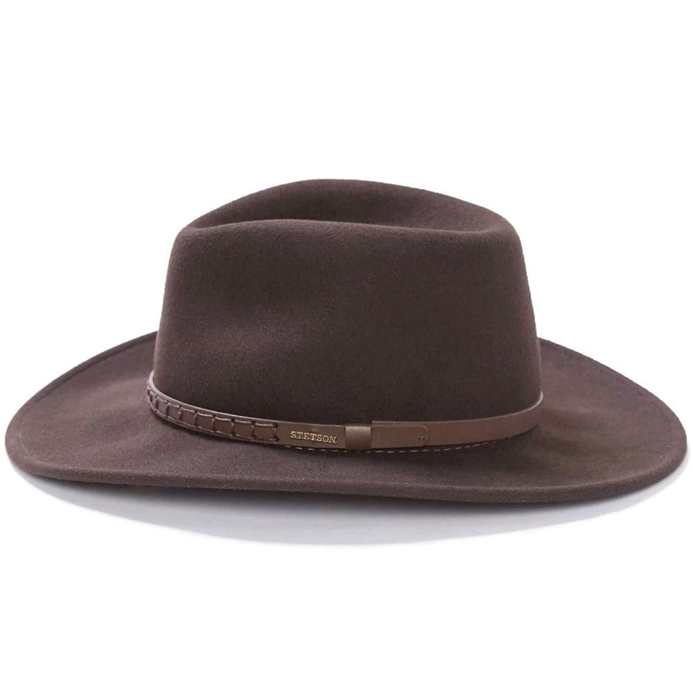 Stetson Men's Sturgis Pinchfront Crushable Wool Felt Hat Cordova Small