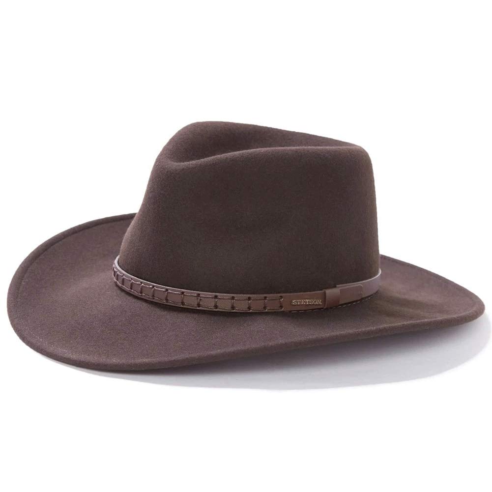 Stetson Men's Sturgis Pinchfront Crushable Wool Felt Hat Cordova Small